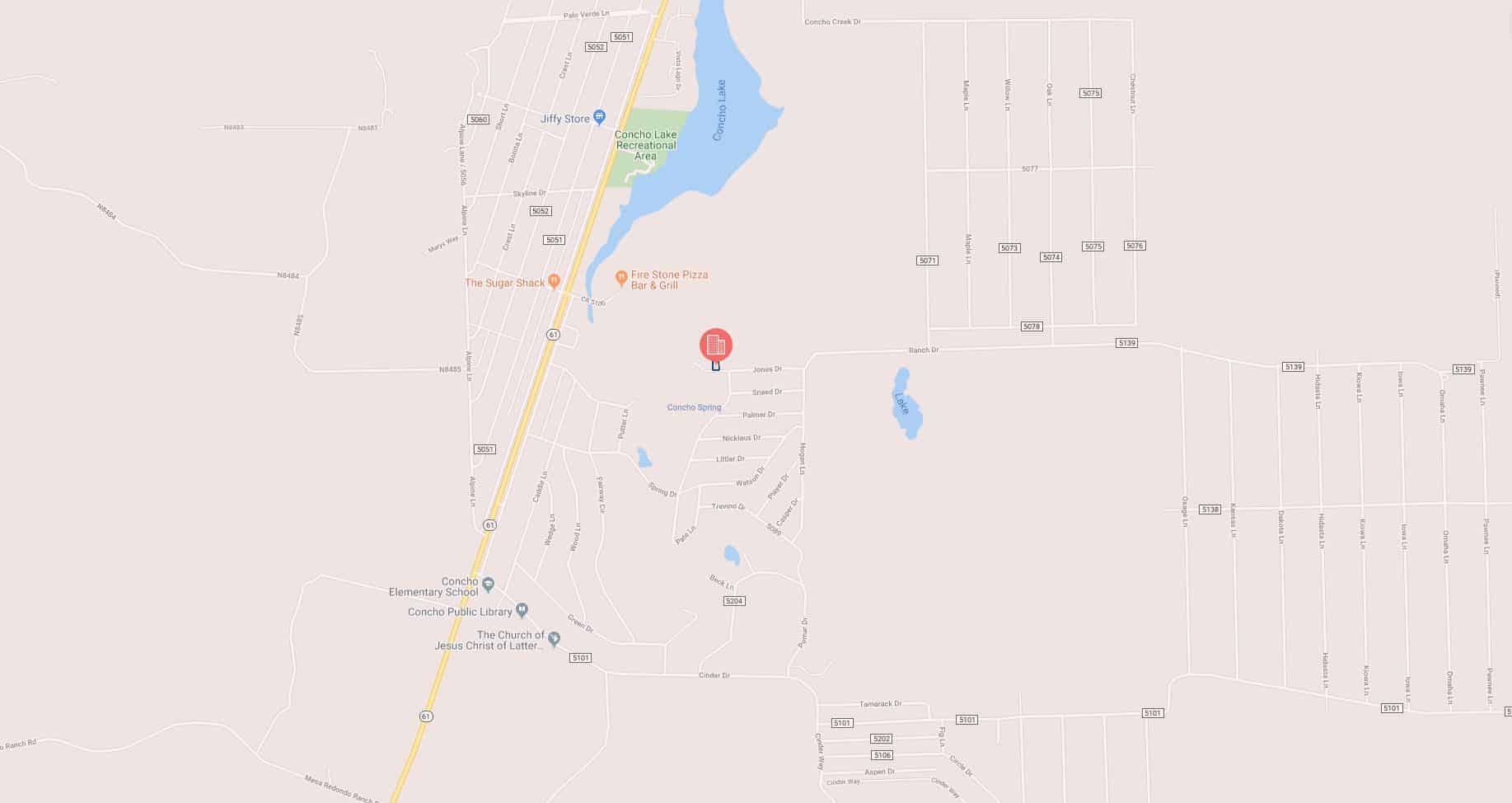 Concho Arizona Map
