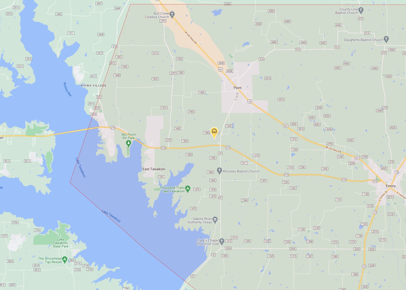 6638 - 0.13 Acre - County Road 1421, Point, TX 75472 - Land Direct USA